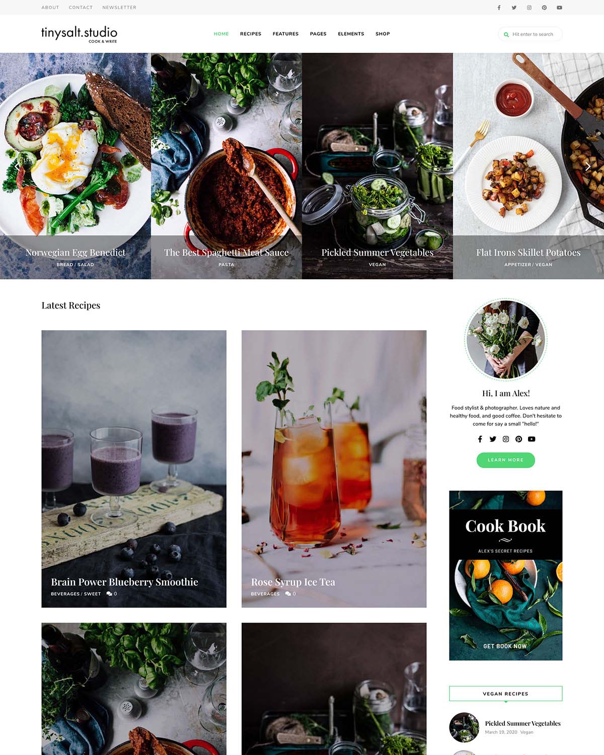 Landing Page - TinySalt